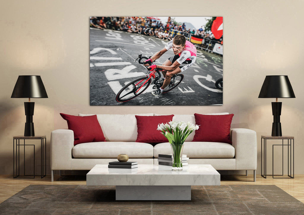 Photo Jan Ulrich 2004 cyclisme montée de l'Alpe d'huez.